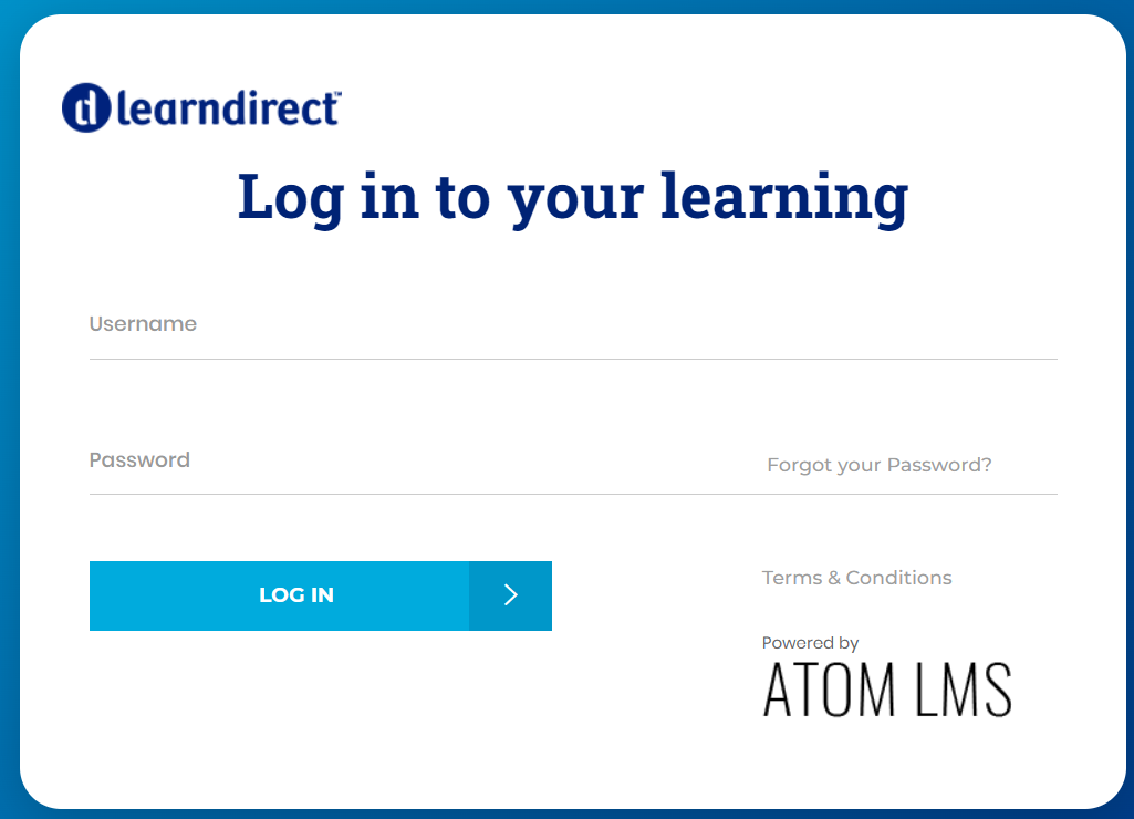 I have forgotten my password and can’t access my learndirect account ...
